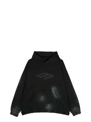Balenciaga Medium Fit Hoodie - Faded Black