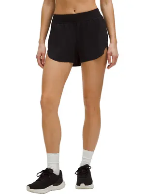 Lululemon Fast And Free High-rise Split Short 3 - Black