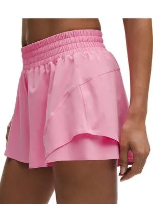 Lululemon Shake It Out High-Rise Running Short Candy Cloud