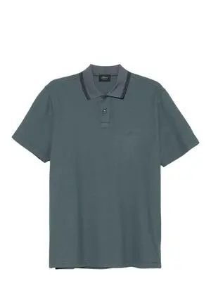 Brioni Piqué Polo Shirt - Green