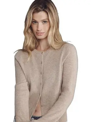 Anthropologie Juliet Cashmere Cardigan - Neutral