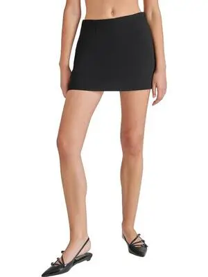Steve Madden Cindi Mini Skirt Black