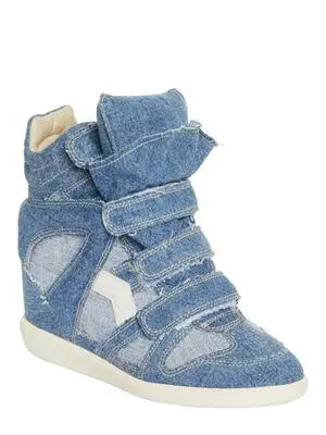 Isabel Marant Isabel Marant Bekett High-Top Sneakers Light Blue-0
