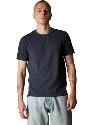 MEMBERS ONLY Crew Neck T-shirt Navy