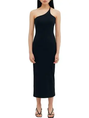 MARCELLA Two Lines By Marcella Bergen One-shoulder Maxi Dress