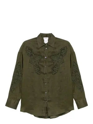 P.A.R.O.S.H P.A.R.O.S.H. Floral-Lace Shirt