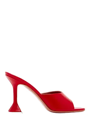 Amina Muaddi Lupita 95mm Sandals - Red