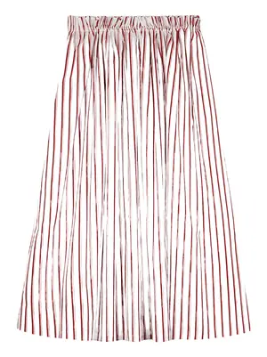 PORTS 1961 Ports 1961 Striped Midi Skirt