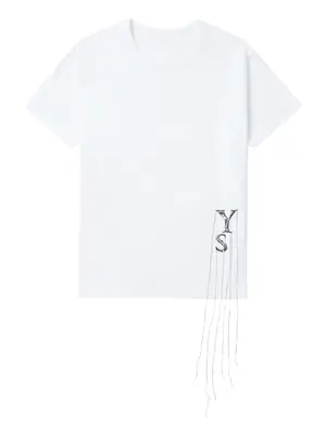 Y’s Logo-embellished T-shirt - White