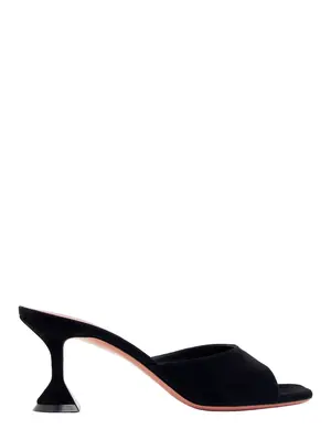 Amina Muaddi 70mm Lupita Sandals - Black