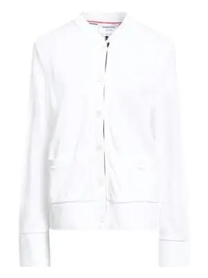 Thom Browne Cotton Cardigan - White