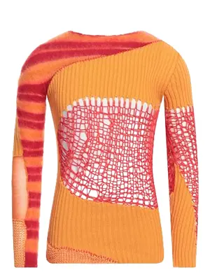Marni Sweater In Mohair And Wool Blend - Orange
