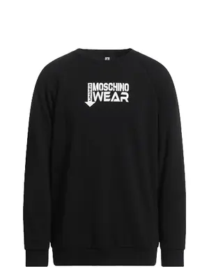 Moschino Cotton Fleece Sweatshirt - Black