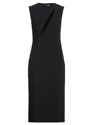 Versace Sleeveless Midi Dress - Black