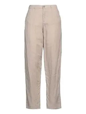 Emporio Armani Linen Tapered Pants - Beige
