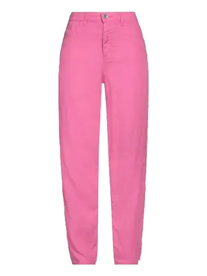 Emporio Armani Linen Tapered Pants - Pink