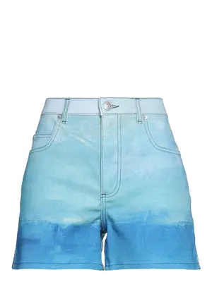 Marni Denim Tie-dyed Shorts - Blue