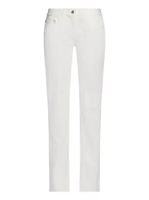 Palm Angels Cotton Straight-leg Jeans - White