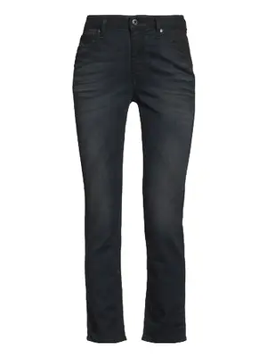 DIESEL Jeans In Cotton, Polyester, Elastane, And Cow Leather - Blue