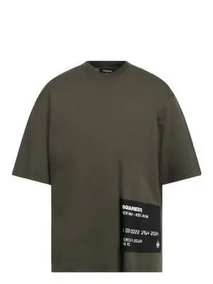 Dsquared2 T-shirt Military Size Cotton - Green