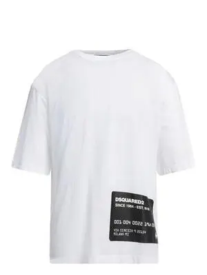 Dsquared2 T-shirt Military Size Cotton - White