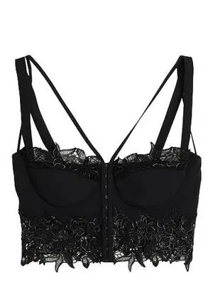 Versace Acetate-blend Corset Top - Black