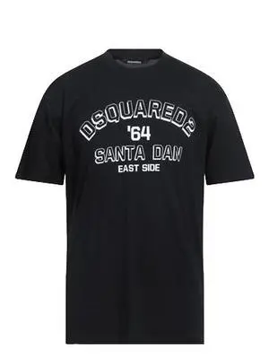 Dsquared2 T-shirt Military Size Cotton - Black