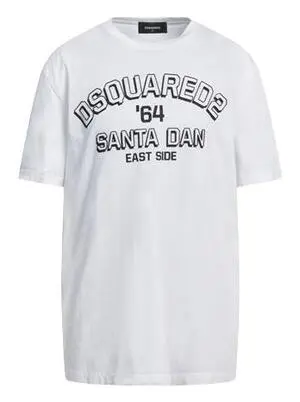 Dsquared2 T-shirt Military Size Cotton - White