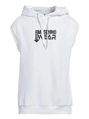 Moschino Cotton Blend French Terry Sweatshirt - White