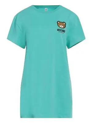Moschino T-shirt In Cotton And Elastane - Green