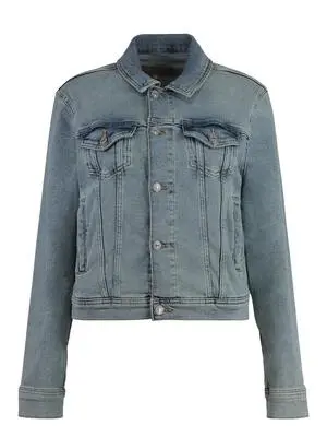 7 For All Mankind Trucker Denim Jacket Navy