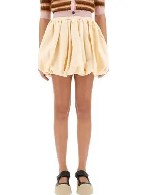 Marni Balloon Skirt - Beige