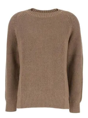 P.a.r.o.s.h Knit Crewneck Sweater - Brown