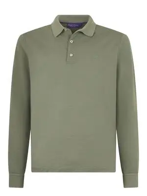 Ralph Lauren Purple Label Logo-embroidered Polo Shirt - Green