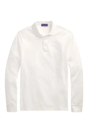 Ralph Lauren Purple Label Polo Pony-embroidered Polo Shirt - White