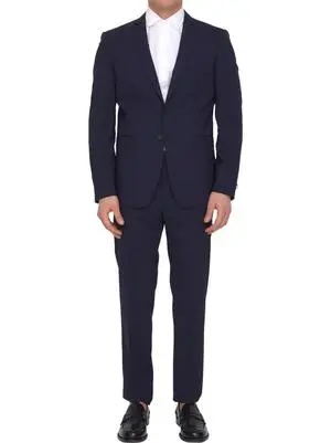 TONELLO Virgin Wool-blend Suit - Blue