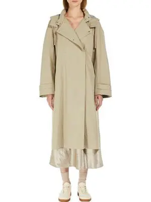 MM BY MAX MARA Mm Moriana Hooded Raincoat - Sand
