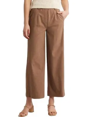 Wit & Wisdom Glider Skyrise Wide Leg Pants - Toasted Coconut