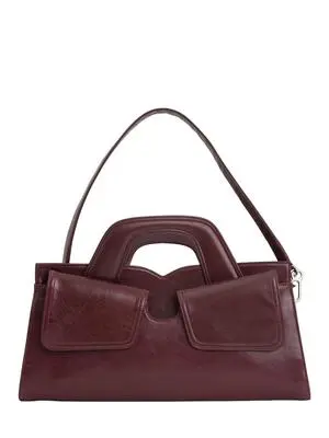 Jeffrey Campbell Jeffrey Campbell Lorelai Leather Satchel Wine
