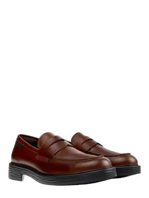 Camper Dean Penny Loafer - Medium Brown