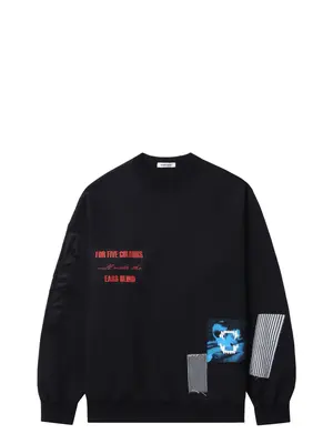 UNDERCOVERISM Patch-detail Sweatshirt - Black
