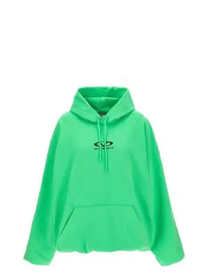 Vetements Logo-print Hoodie - Green