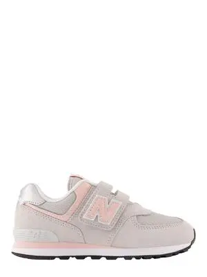 NEW BALANCE 574 Core Hook And Loopin - Rain Cloud/pink Haze