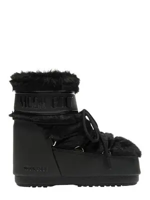 MOON BOOT Icon Faux-Fur Low Boots