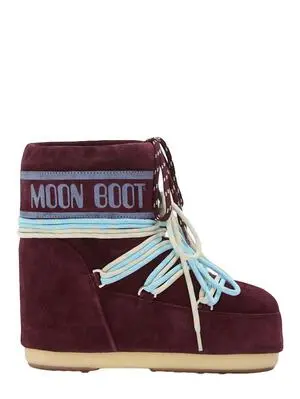 Moon Boot Icon Nylon Boots Burgundy