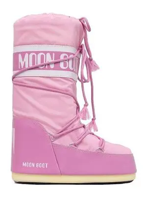 Moon Boot Icon Nylon Boots Pink