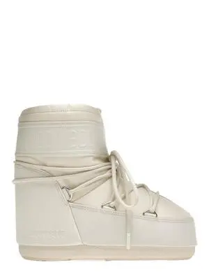 Moon Boot Icon Rubber Low Boots - Cream