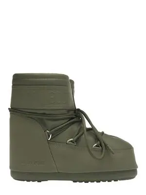 Moon Boot Icon Rubber Low Boots - Khaki