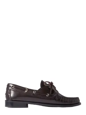 AeydĒ Harris Leather Loafers - Brown