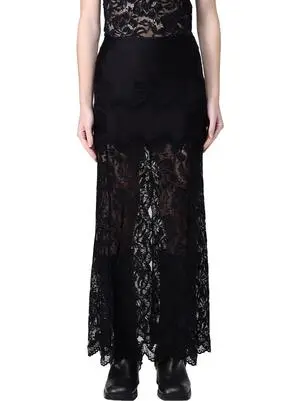 Rabanne Lace Maxi Skirt - Black